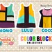3 Mod Dress PDF Sewing Pattern From Color Block Collection by | Etsy