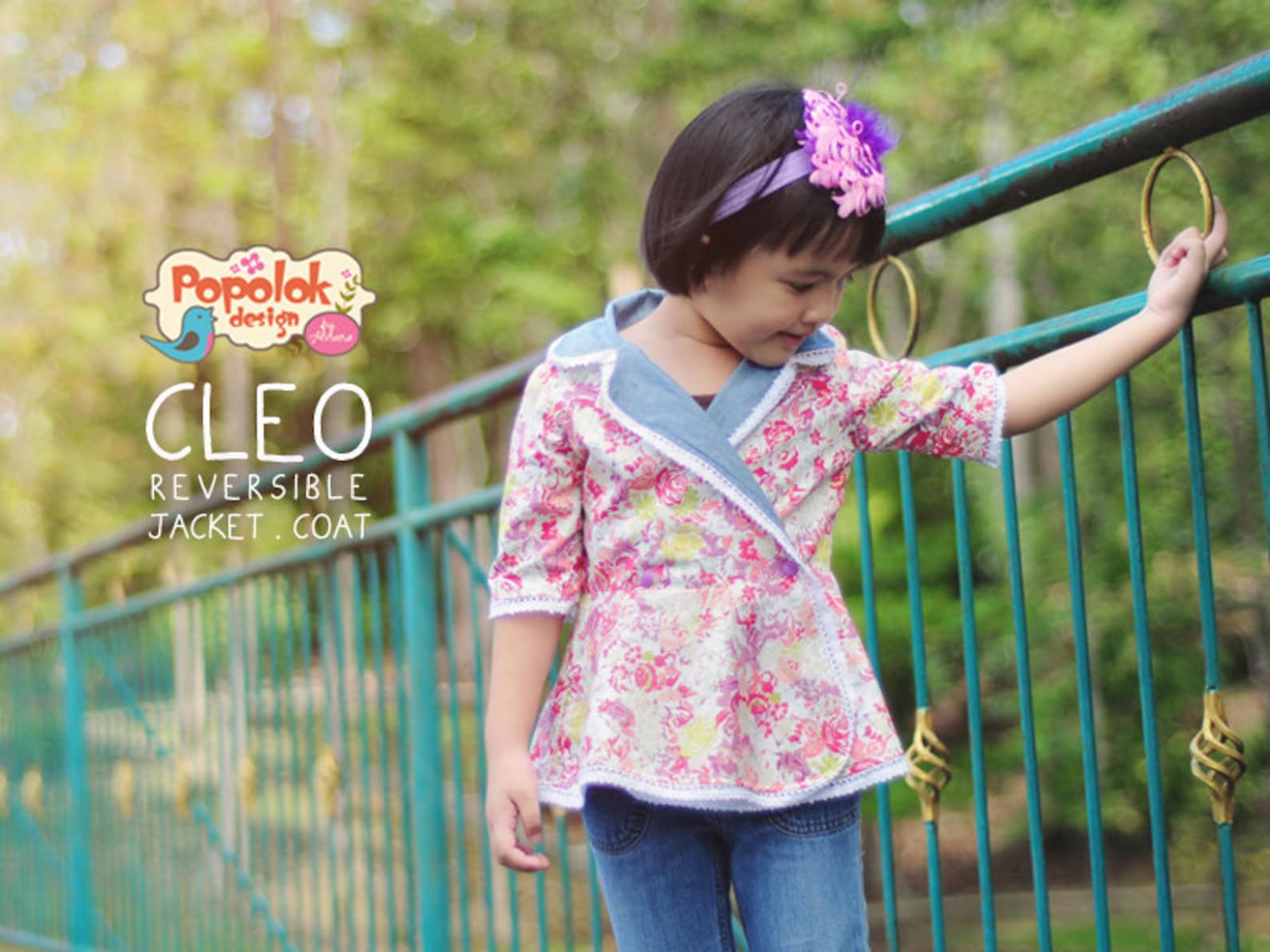 CLEO Reversible Jacket & Coat PDF Pattern by Popolok Design - Etsy