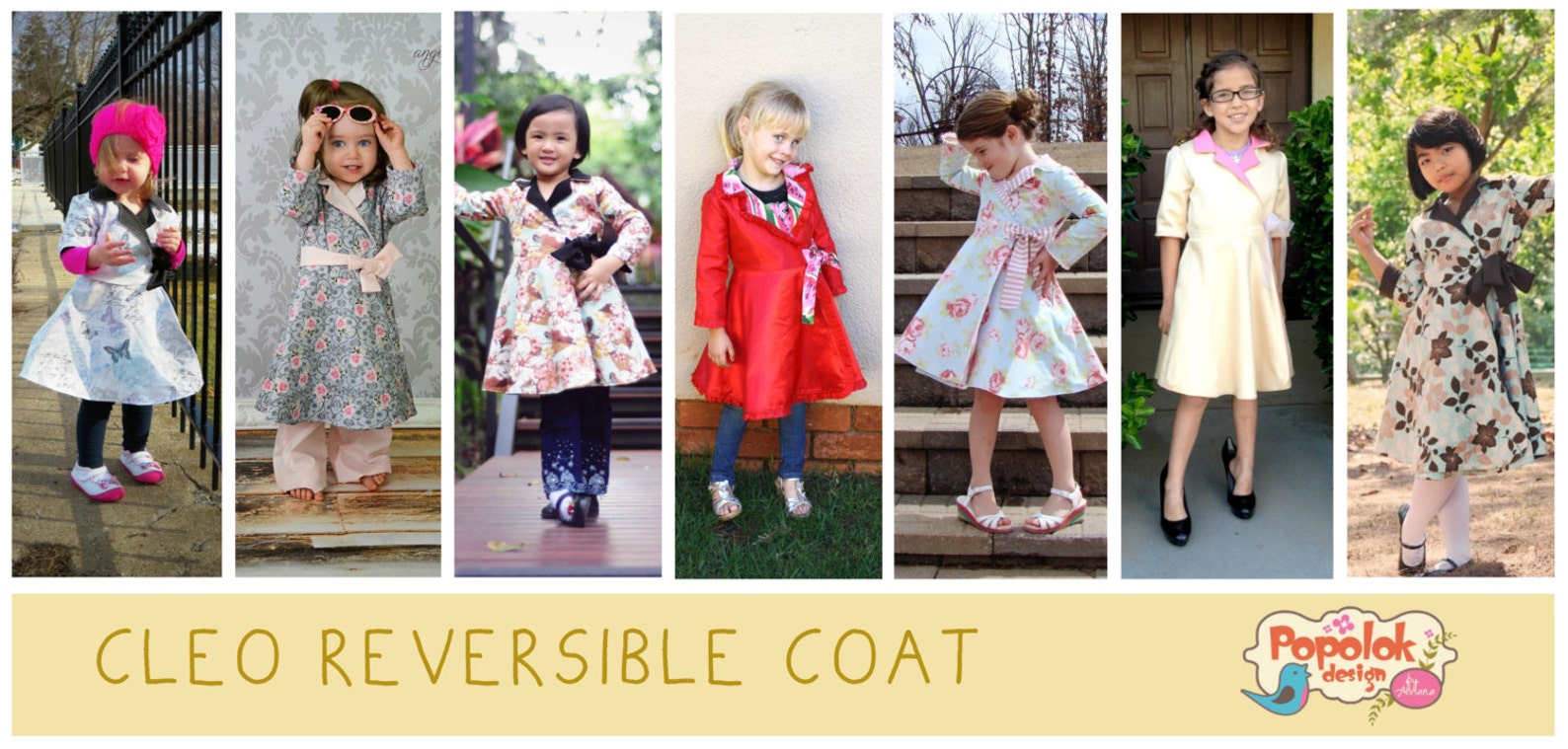 CLEO Reversible Jacket & Coat PDF Pattern by Popolok Design - Etsy