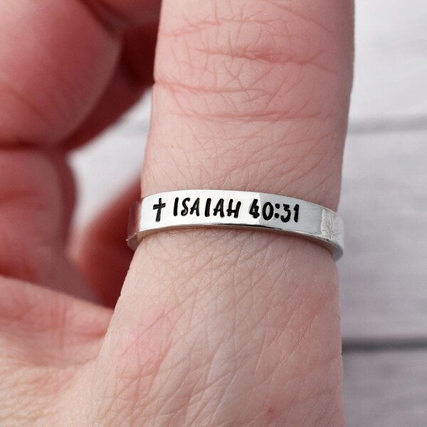 Bible Verse Ring - Etsy