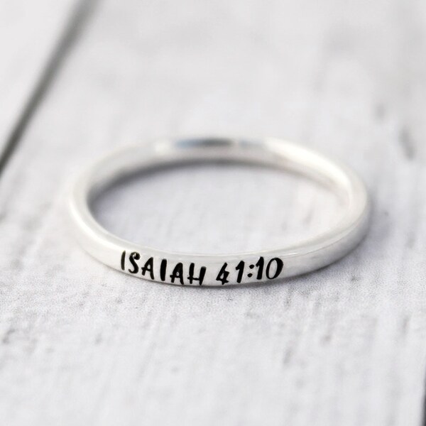 Bible Verse Ring - Etsy