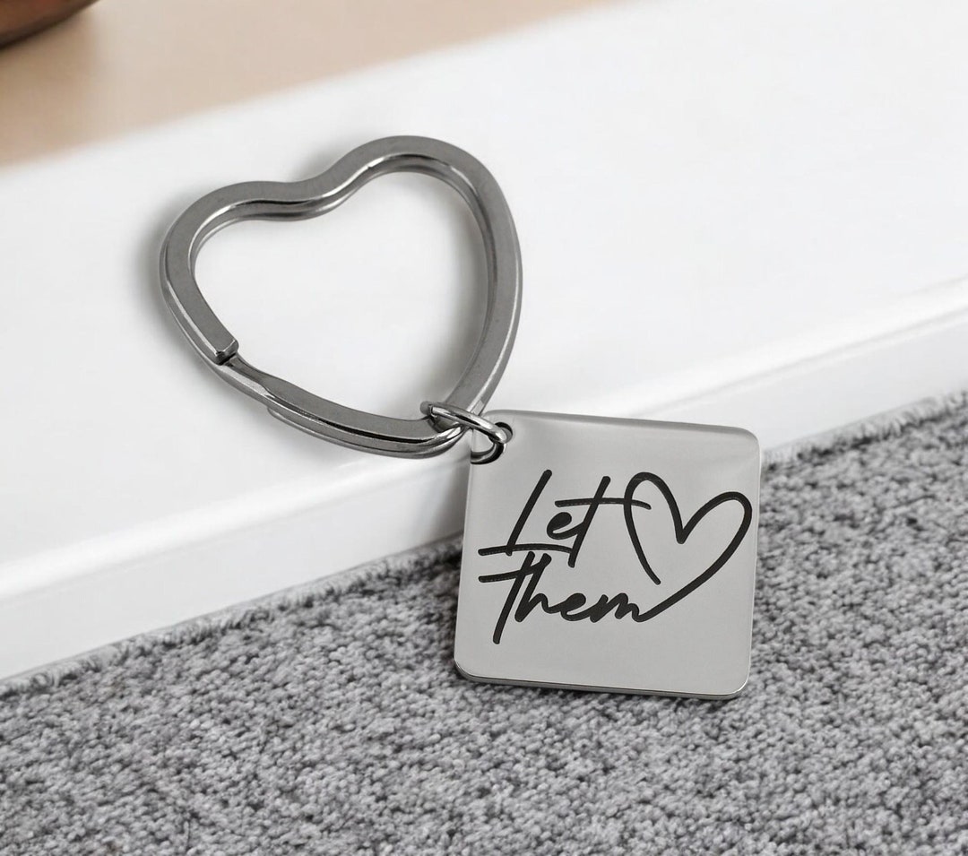 Let Them Keychain, Let Them Bag Charm, Backpack Charm, Empowerment Gift ...