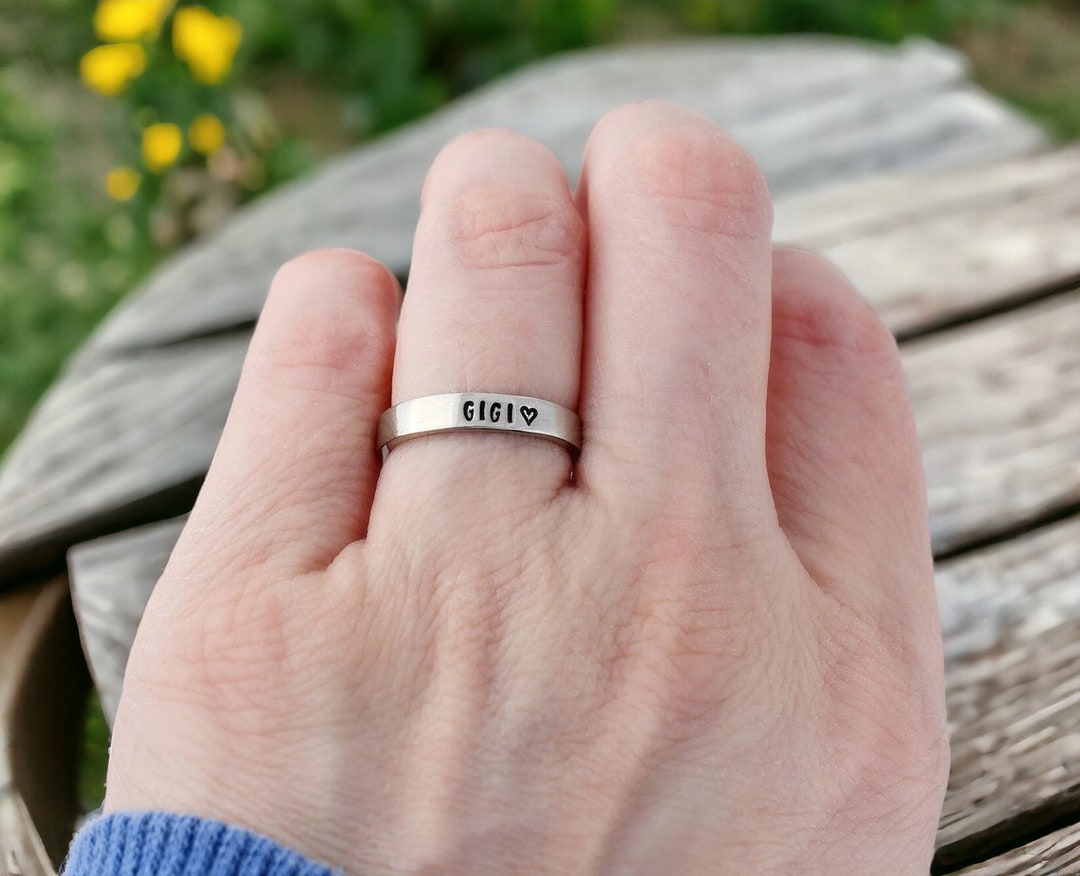 Grandma Ring, Name Ring, Name of Your Choice, Mimi, Grandma, Mama, One ...