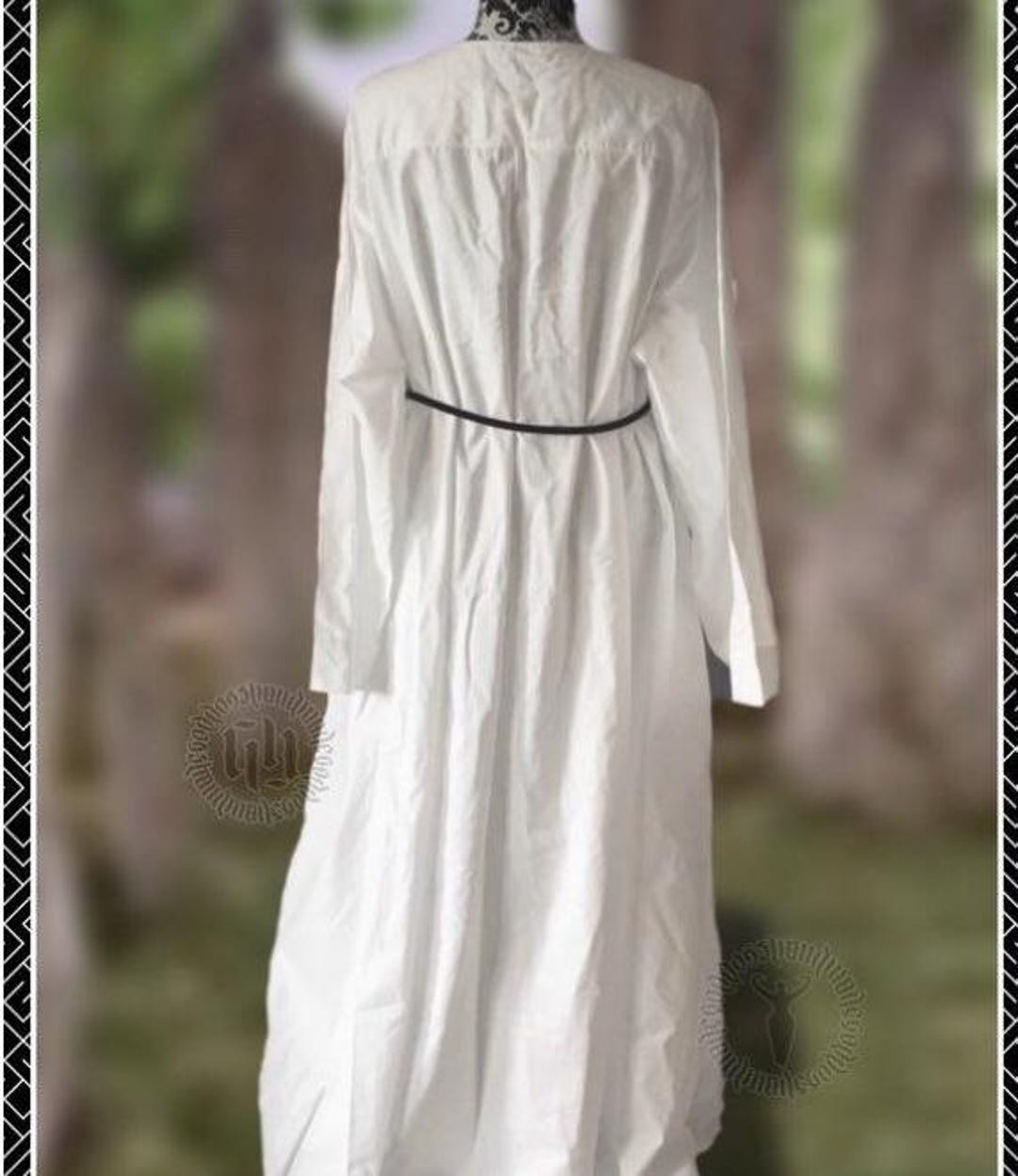 Linen Ritual Robes, Tau Robe, Natural Fabric , Linen Robe, Druid, Wicca ...