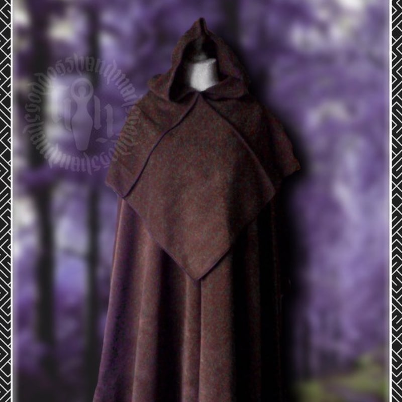Monk Hood Brown - Etsy UK