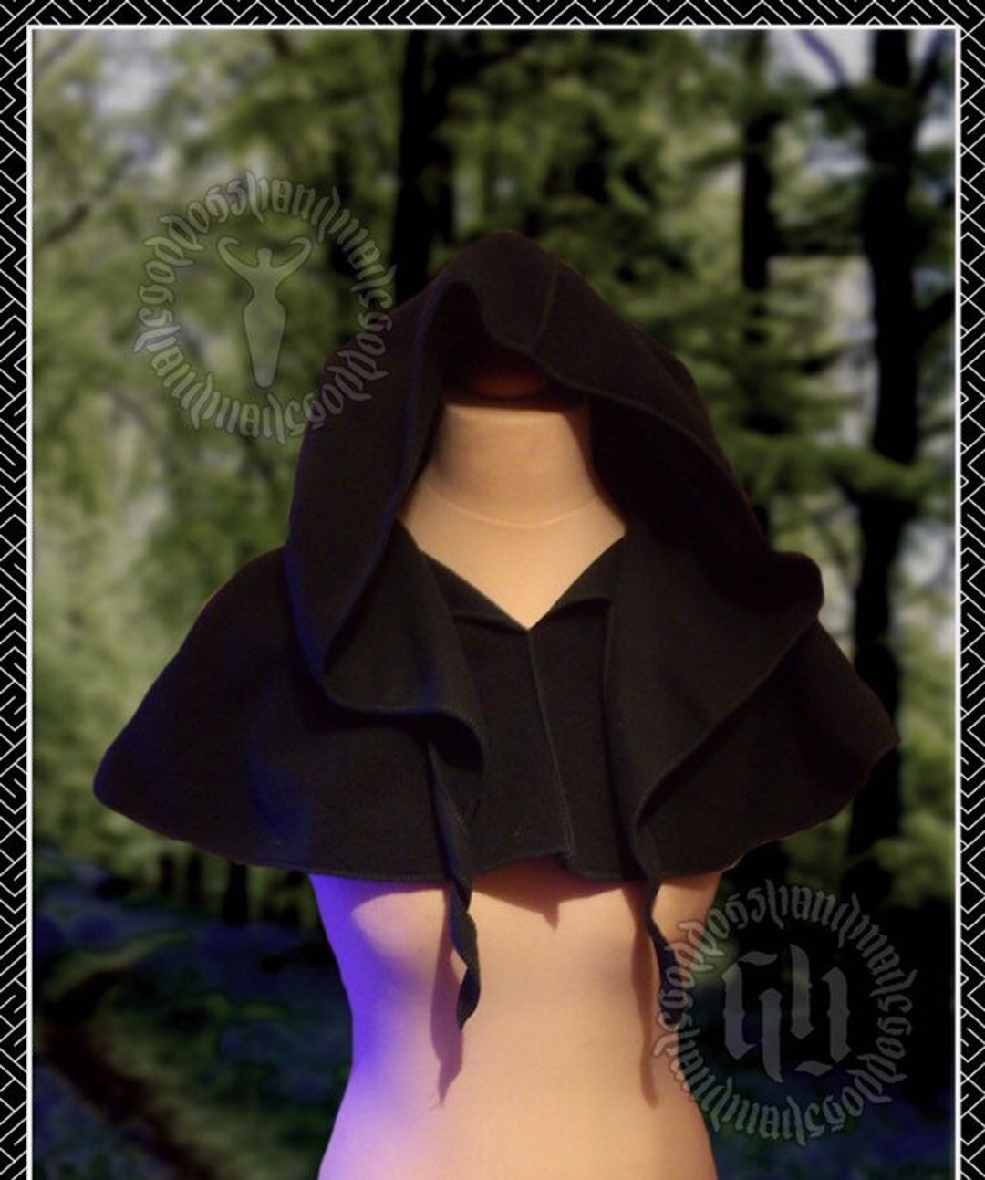 Polar Fleece Hood, Gugel Hood,medieval, LARP, Renaissance, Pagan ...