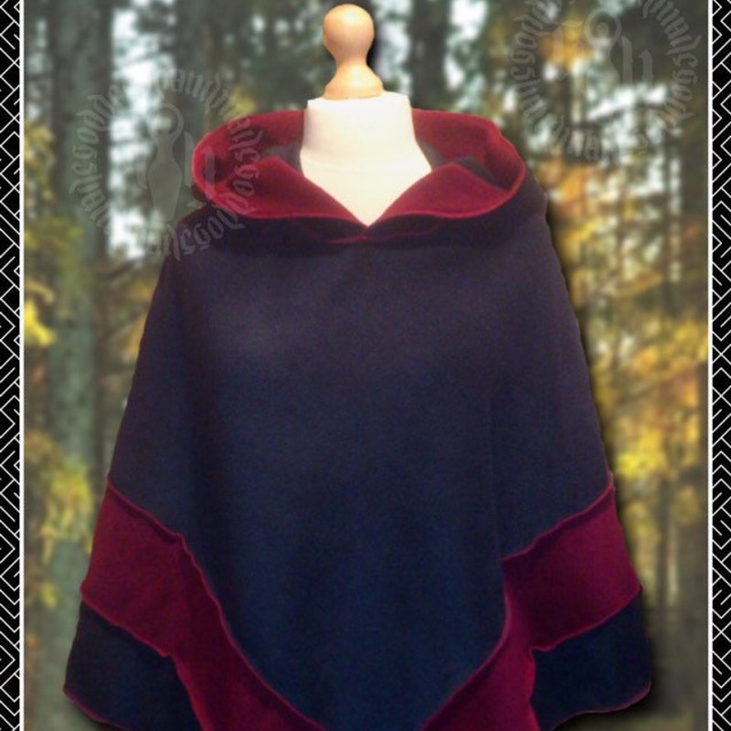 Hooded Poncho - Etsy