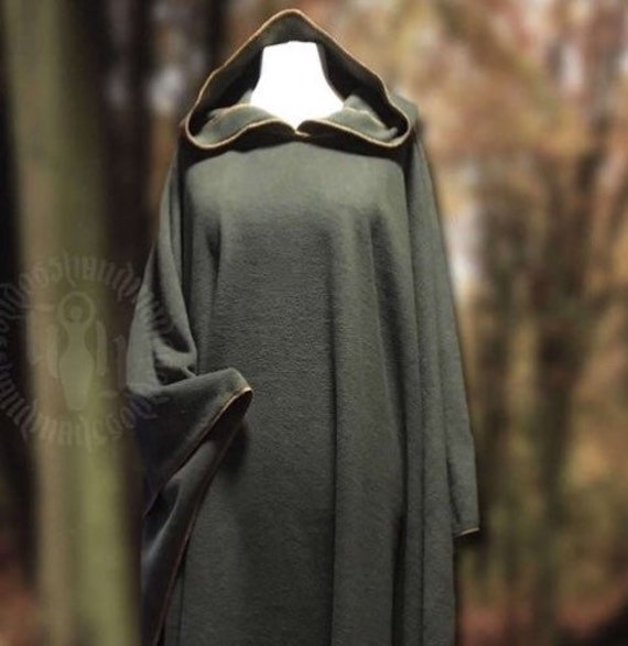 Long Poncho/Robes/Cloak in Polar Fleece Ritual Robes Druid | Etsy