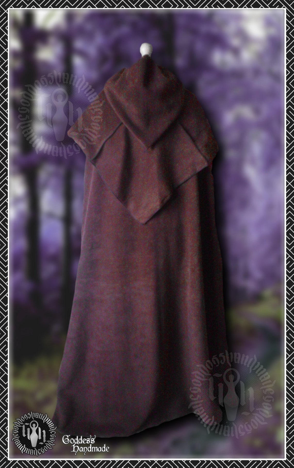 Monk Cloak With Separate Hood, Medieval, Monk, Ritual Robes ...