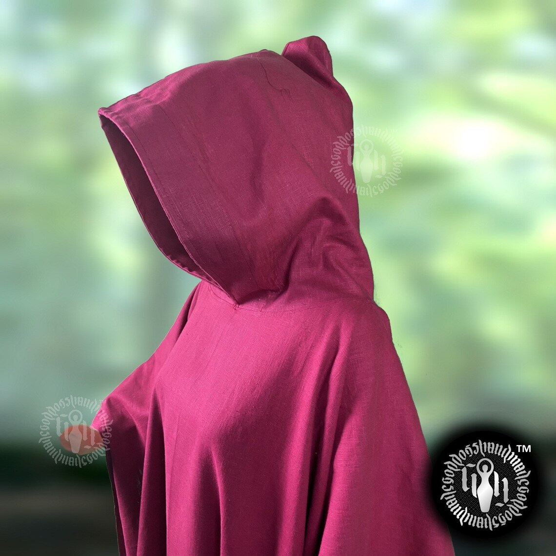 Linen Poncho Summer Ritual Robe Flax Cloak Linen Cover Up - Etsy