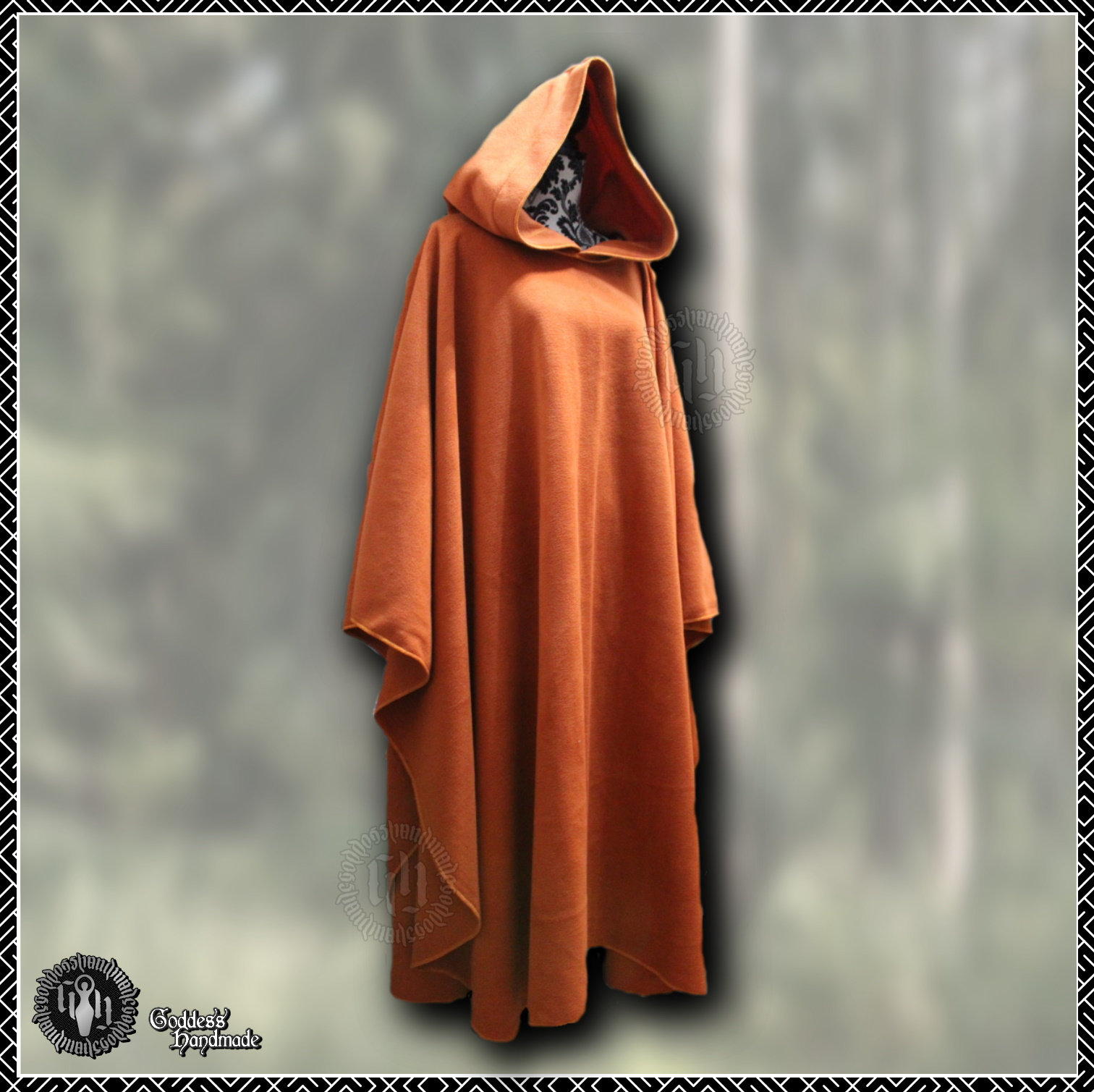 Long Poncho/Robes/Cloak in Polar Fleece Ritual Robes - Etsy Nederland