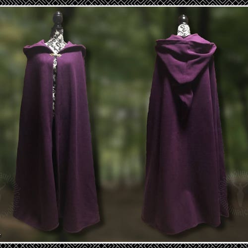 Polar Fleece Tendril Cloak Cape Ritual Wear Witch Druid | Etsy