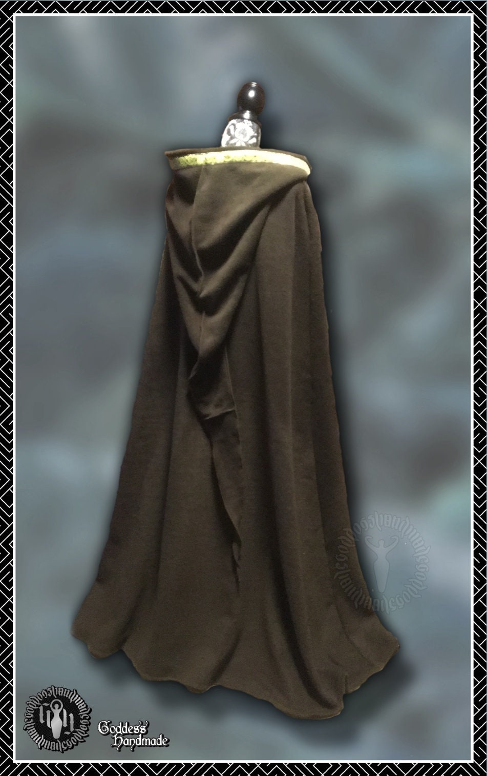 Full Length Cloak/cape Warm Polar Fleece Pagan Druid - Etsy UK