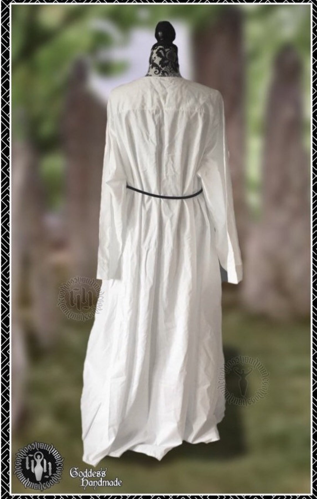 Linen Ritual Robes, Tau Robe, Natural Fabric , Linen Robe, Druid, Wicca ...