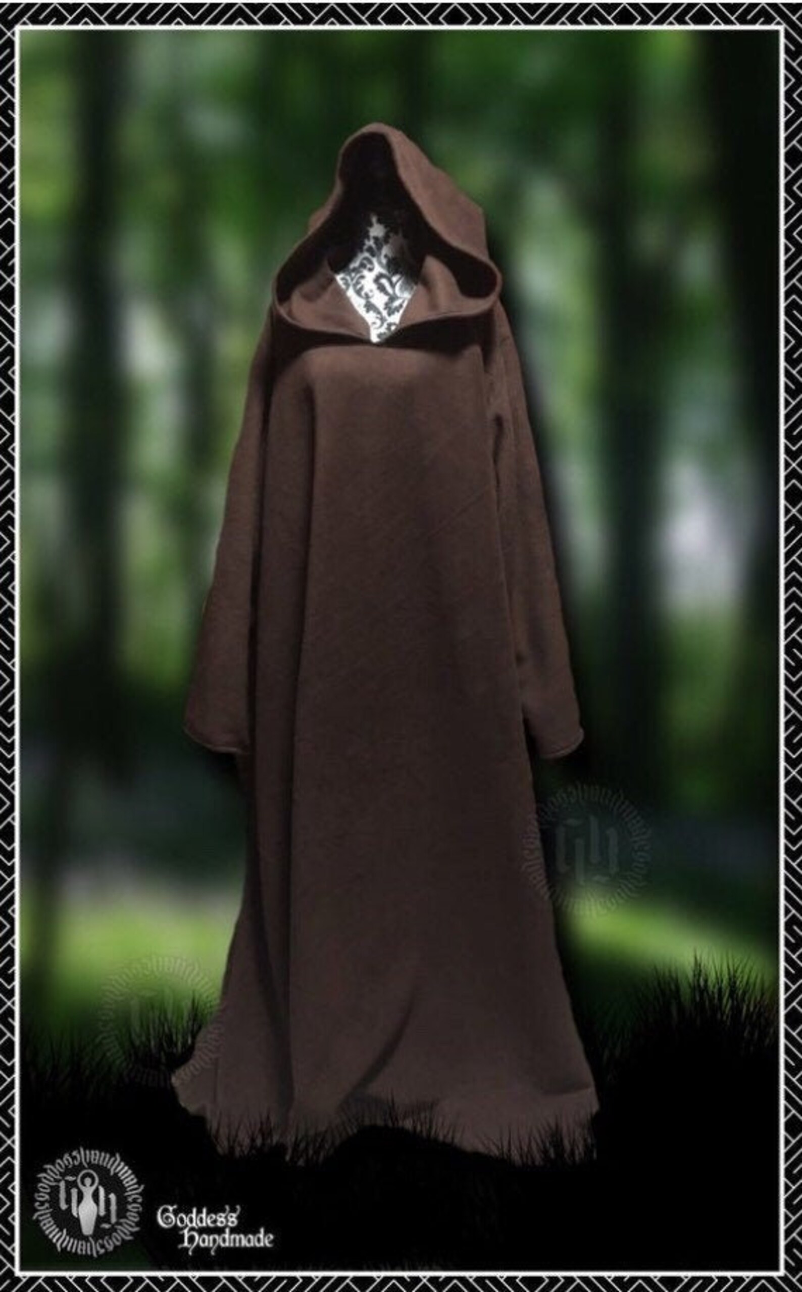 Hooded Ritual Robes Surplice Hooded Alb Cotton Fabric | Etsy UK