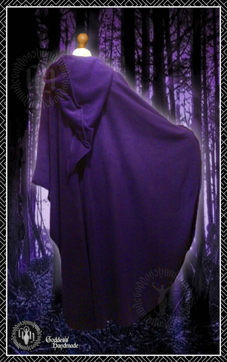 Long Poncho/robes/cloak in Polar Fleece Ritual Robes | Etsy