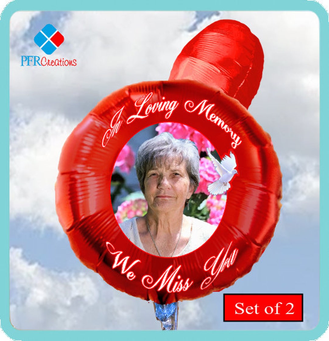Memorial Balloons Custom in Loving Memory With Your Personalized ...