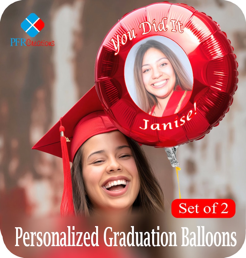 Personalized Graduation Photo Balloons - Etsy