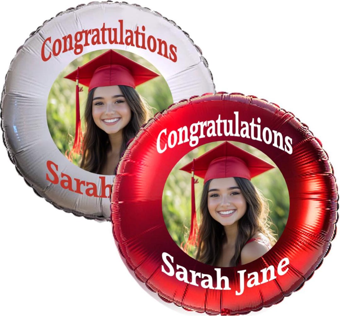 Personalized Graduation Photo Balloons - Etsy