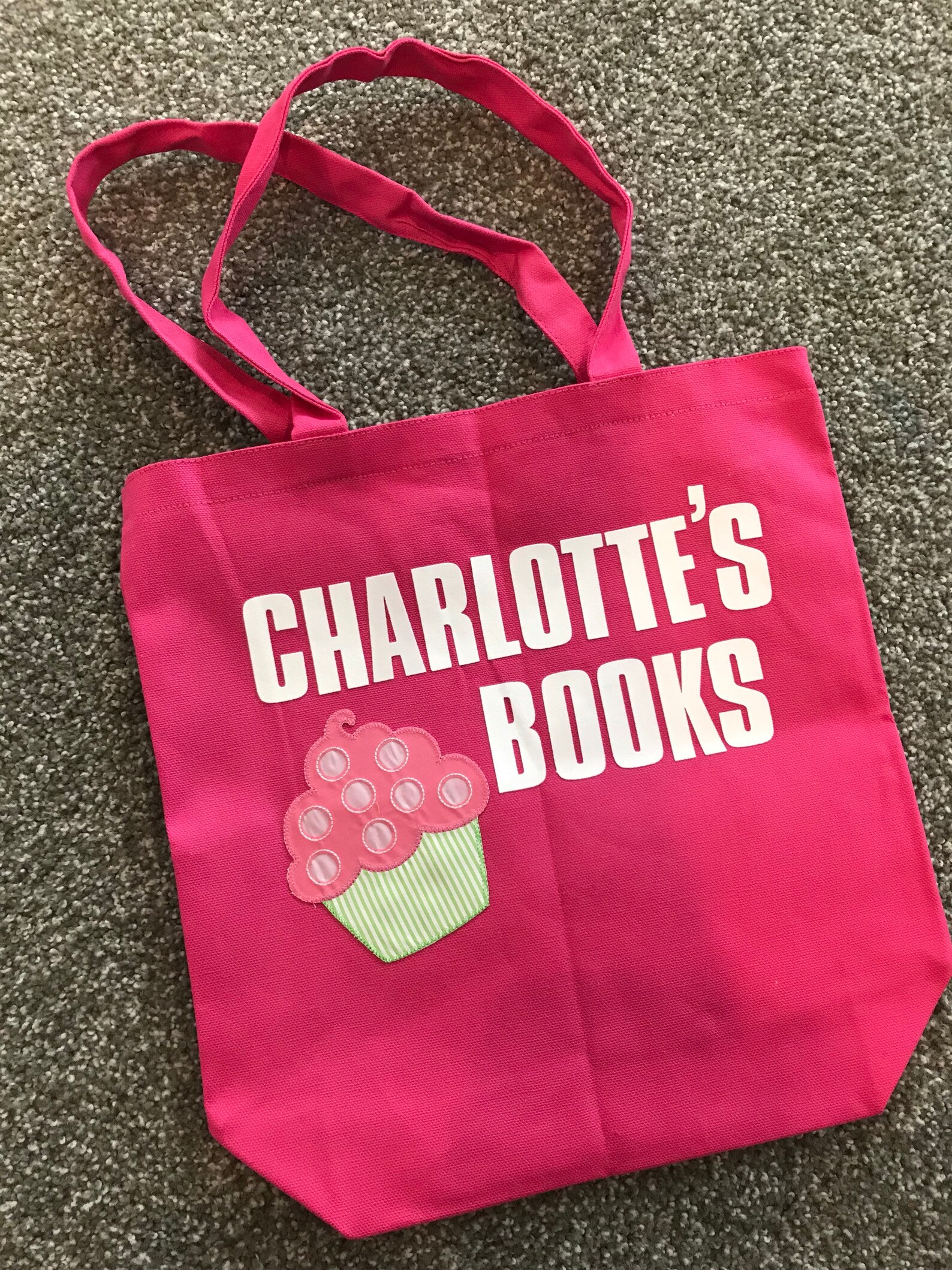 Kids book bag children's book bag library book tote | Etsy