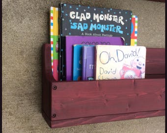 Bookshelves Personalized Shelf Reclaimed Wood Children | Etsy