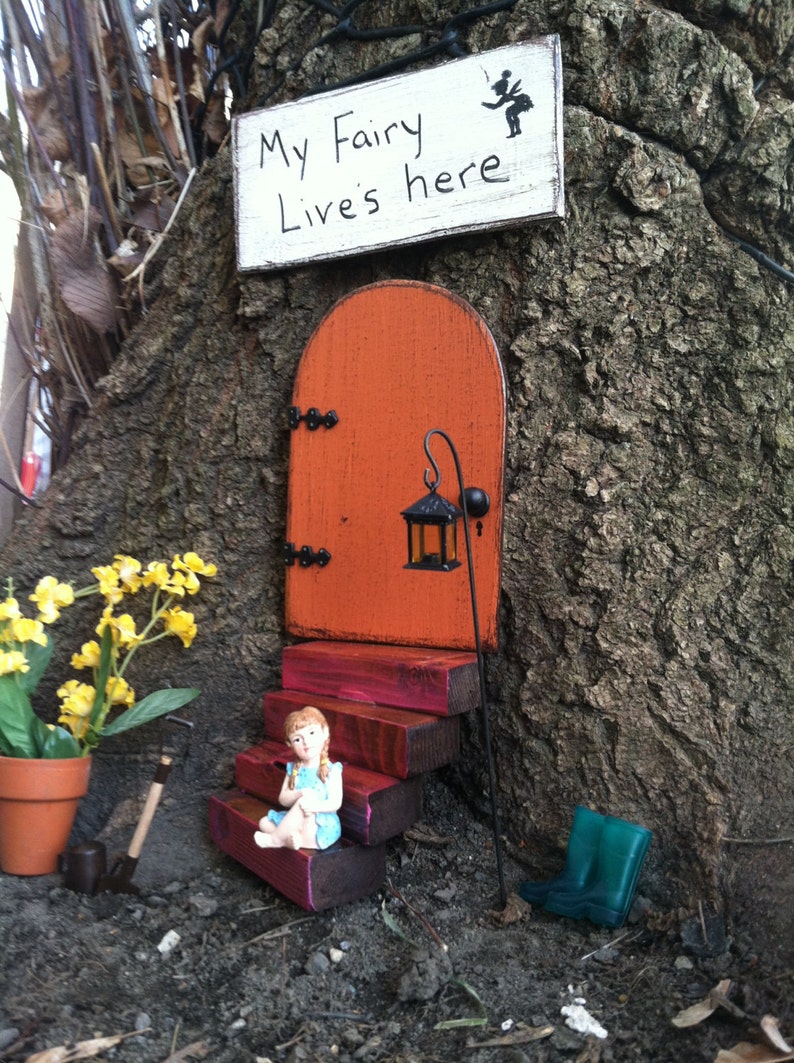 Halloween Pumpkin Colored Fall Decor Fairy Garden Fairy - Etsy