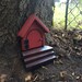 Red Gnome Door, Hobbit Door, Fairy Door, Troll Door, Handmade, Fairy ...