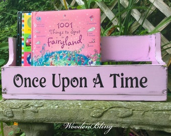 Personalized Bookshelf Shelf Reclaimed Wood Wall Hanging | Etsy