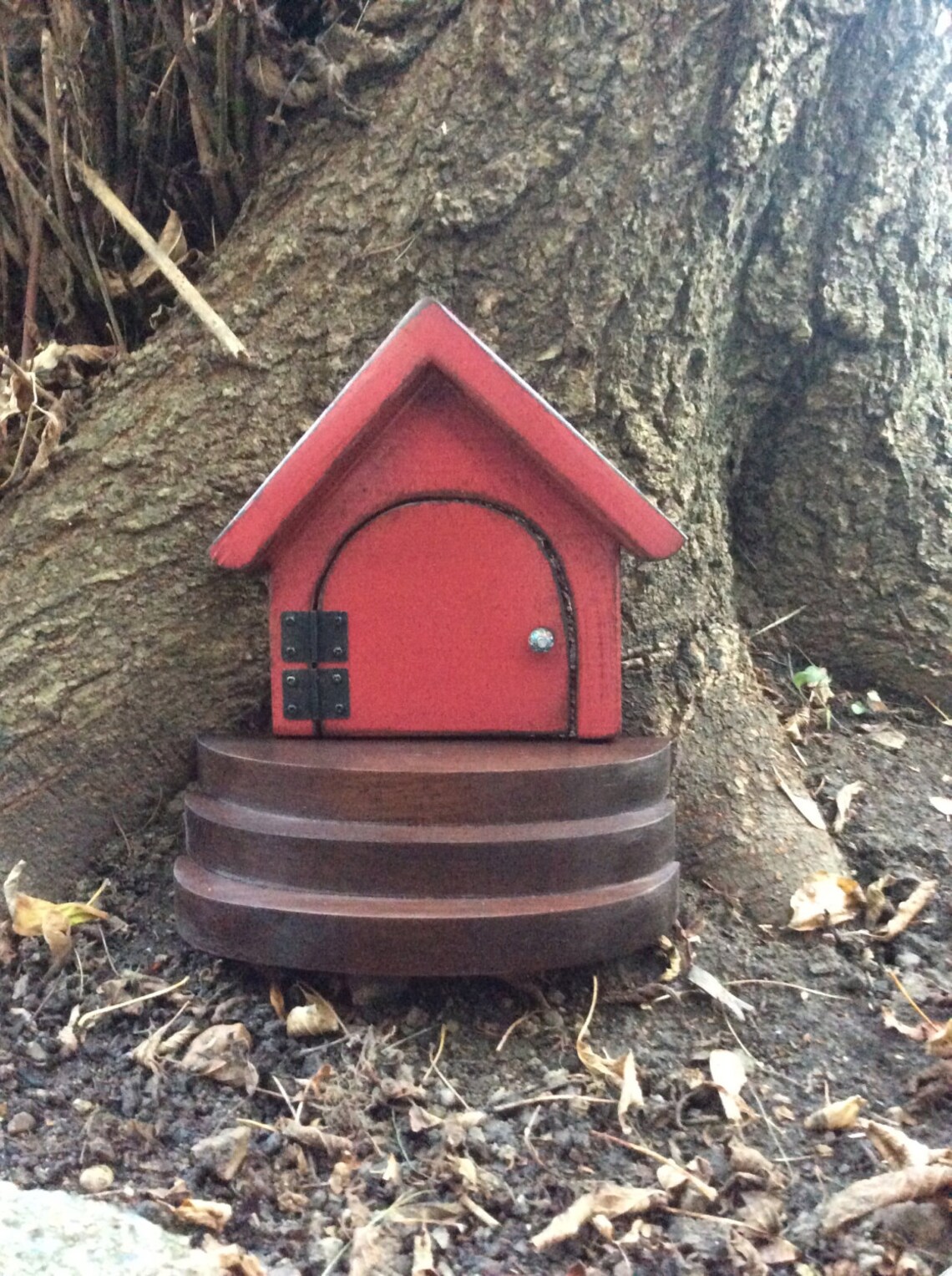 Red Gnome Door Hobbit Door Fairy Door Troll Door Handmade - Etsy