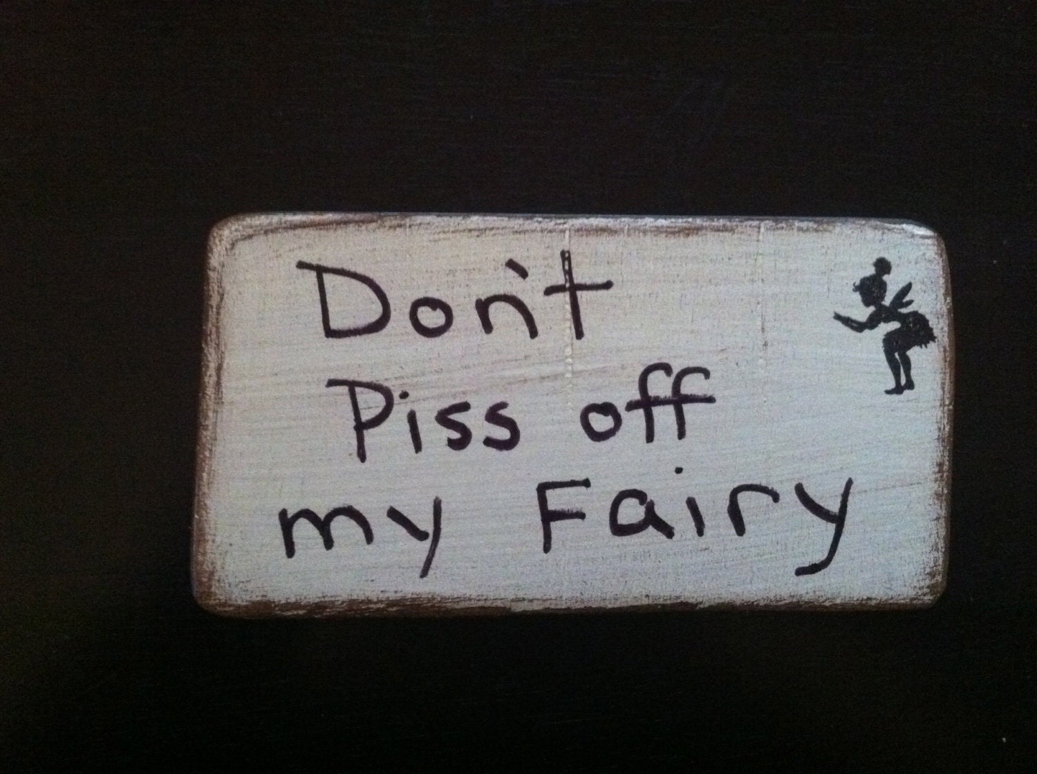 Signs for Your Fairy Garden Custom Made Distressed White | Etsy