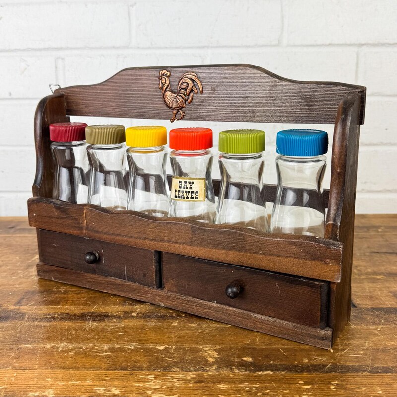 Vintage Spice Rack - Etsy