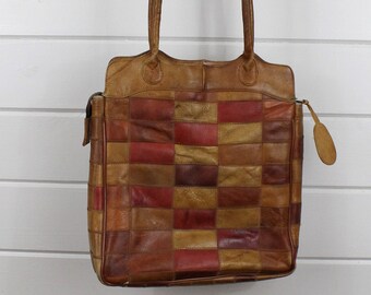 Patchwork shoulder bag | Etsy