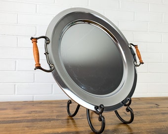 16 Inch Round Tray - Etsy