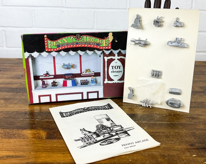 1980s Vintage Pewter Miniatures From Penny Arcade Exquisite Miniature ...