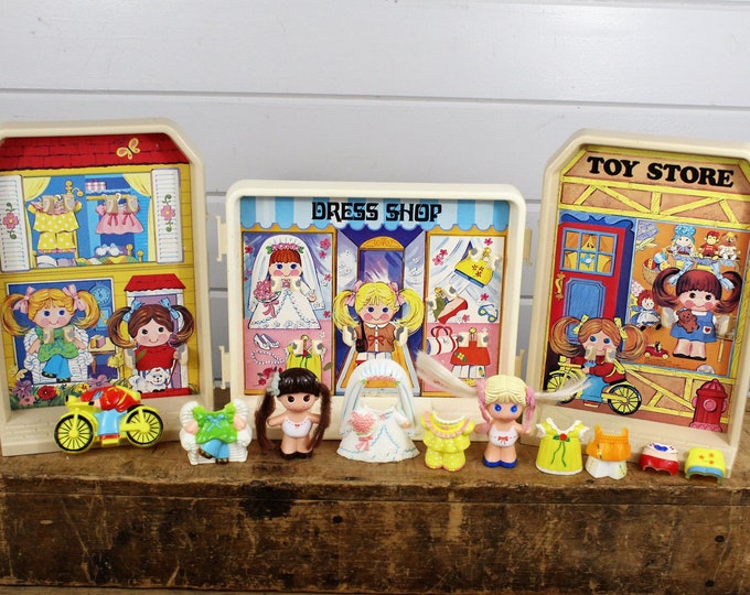 1979 Vintage Dolly Pops Toys 2 Dolls Toy Store Dress Shop and - Etsy