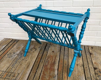 Magazine Rack Table - Etsy