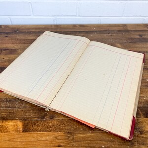 1940s Ledger Book Journal With Handwritten Notes Throughout Authentic ...