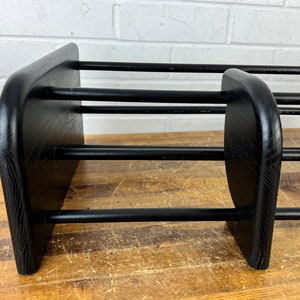 Vintage Two Levels Wood CD Holder Compact Disc Holder CD Rack Wooden CD ...