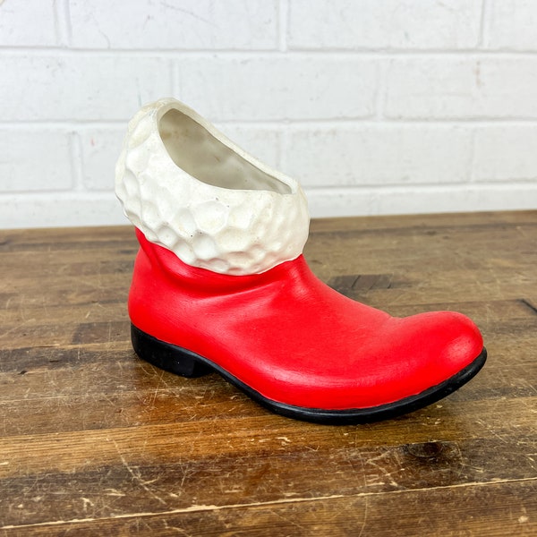 Santa Boot Vase - Etsy