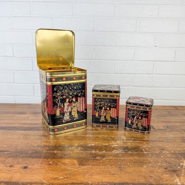 British Tea Tin - Etsy