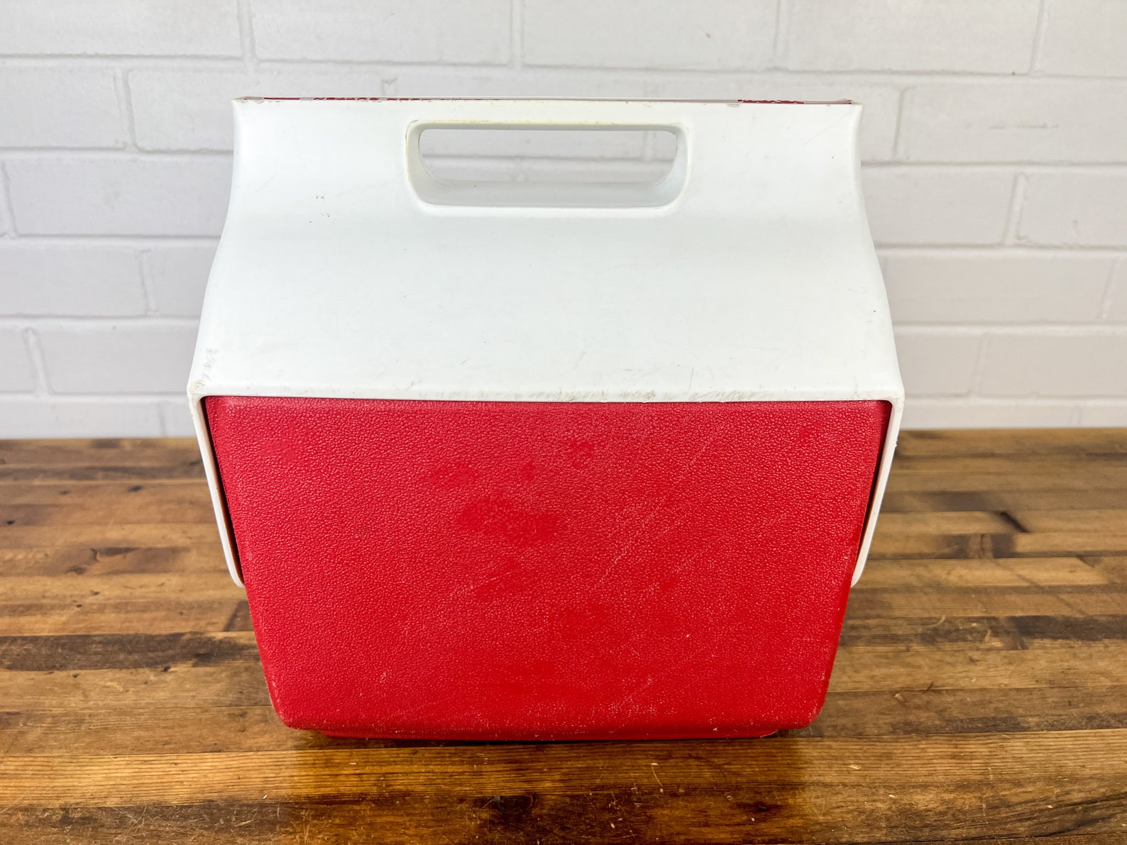 Vintage Red Igloo Little Playmate Portable Cooler With Red - Etsy