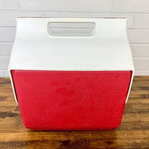 Vintage Red Igloo Little Playmate Portable Cooler With Red - Etsy