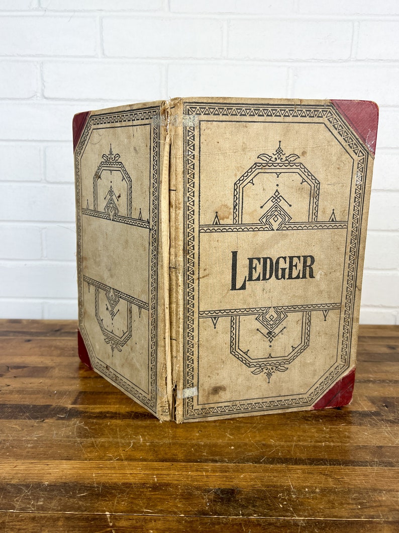1940s Ledger Book Journal With Handwritten Notes Throughout - Etsy