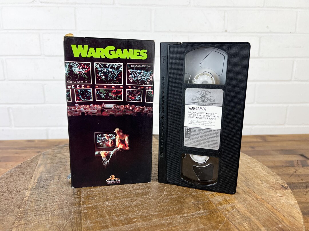1980s Vintage Wargames VHS Tape With Box Cover 1983 Version of Wargames ...