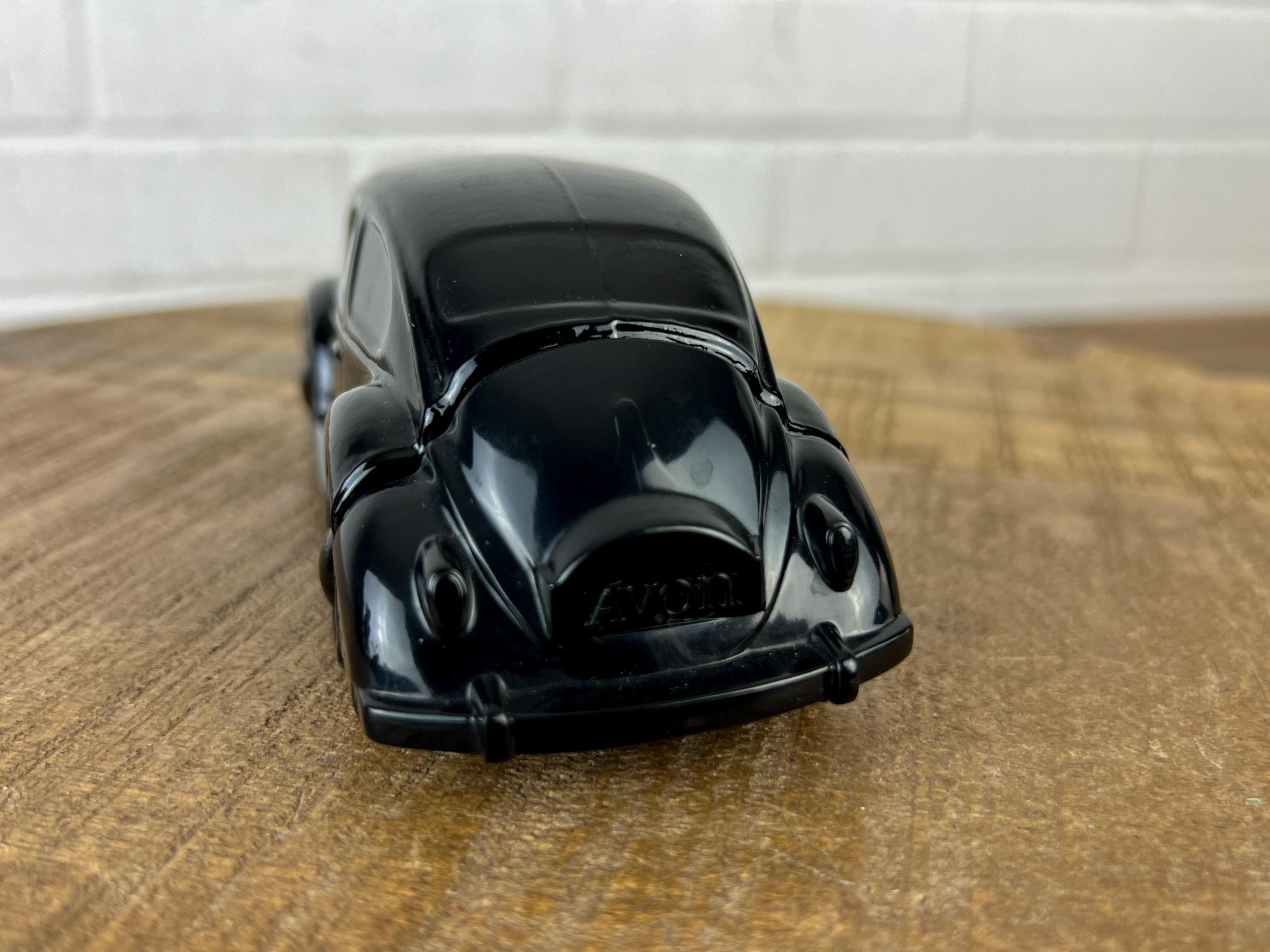 Vintage Avon Black Volkswagen Bug Figurine Glass Car Aftershave Bottle ...