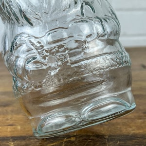 Vintage Libbey Santa Claus Jar Santa Shaped Canister Christmas Candy ...