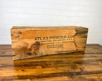 Antique Dynamite Box - Etsy