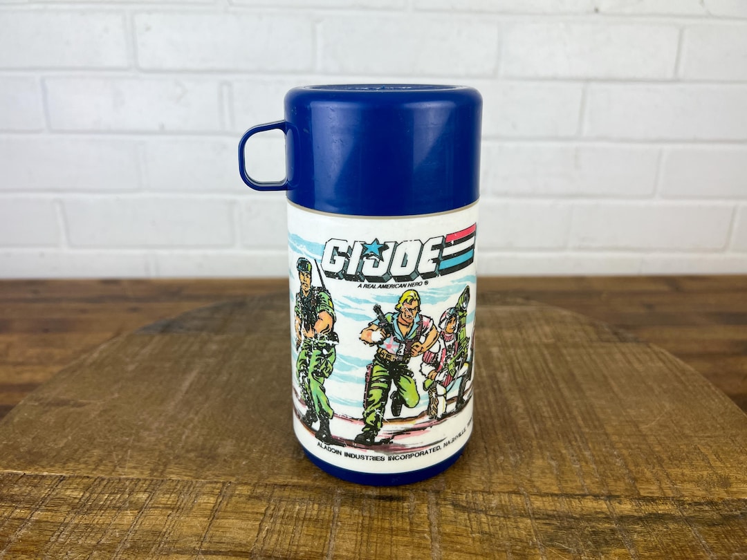 1980s Vintage G.I. Joe Lunchbox Thermos by Aladdin A Real American Hero ...
