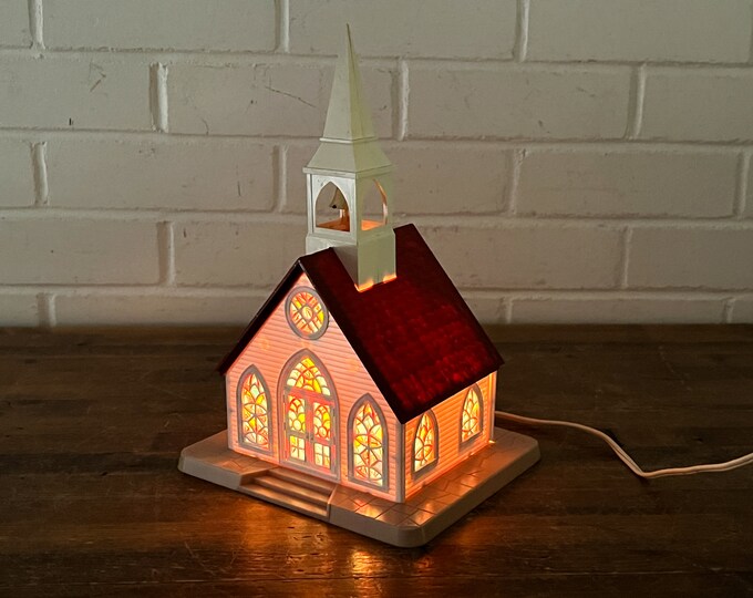 Vintage Church Night Light That Plugs in Light Shaped Like a Church ...