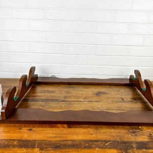Vintage Wooden Gun Rack for Wall and Holds 3 Rifles Authentic - Etsy